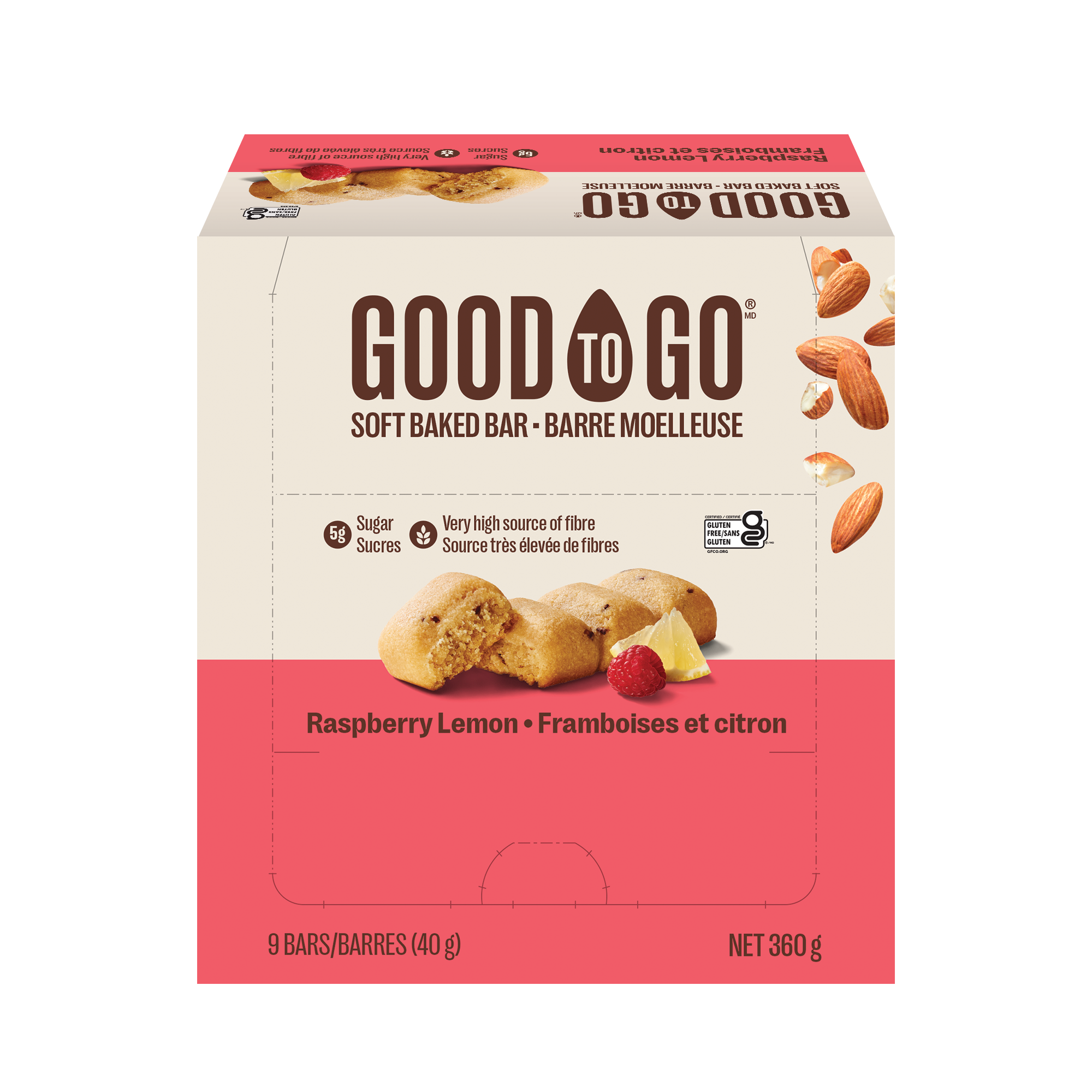 GOOD TO GO Raspberry Lemon Soft Baked Bar | Shop Now – GoodToGo - Canada